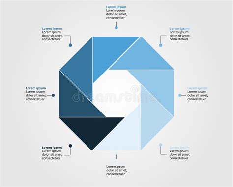 Triangle Chart Template For Infographic For Presentation For 3 Element