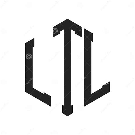 Ltl Logo Design Initial Letter Ltl Monogram Logo Using Hexagon Shape