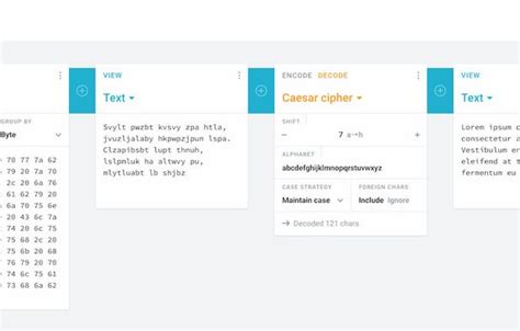 Cryptii Web App And Framework Offering Modular Conversion Encoding