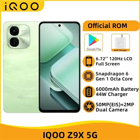 Iqoo Z X G Mobile Phone Hz Lcd Screen Snapdragon Gen Mah Battery W