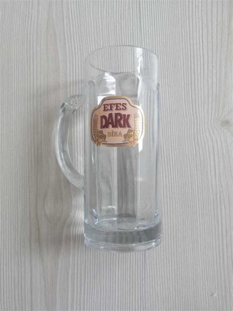 0 3L EFES DARK BİRA BARDAĞI 1 ADET hepsiantika