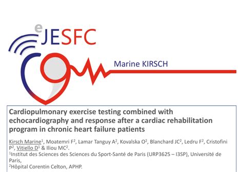 Pdf Cardiopulmonary Exercise Testing Combined With Echocardiography And Response After A