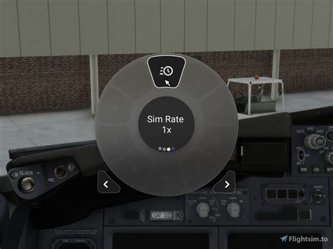 Flow Sim Rate Scroll Widget For Microsoft Flight Simulator Msfs