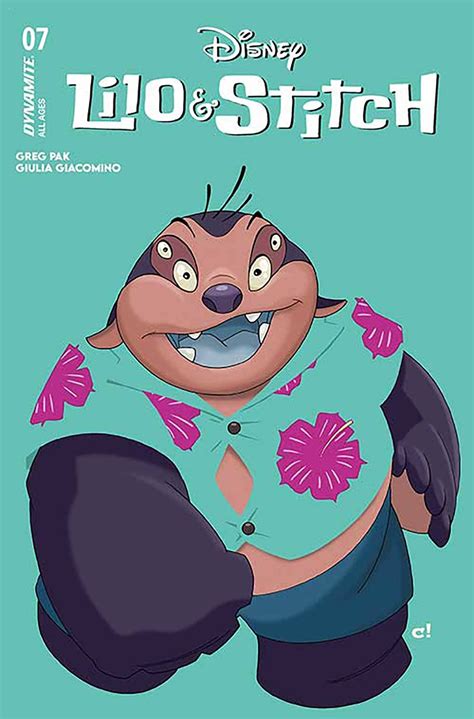 Dynamite Comic Books Lilo Stitch 7 Cvr D Rousseau Color Bleed