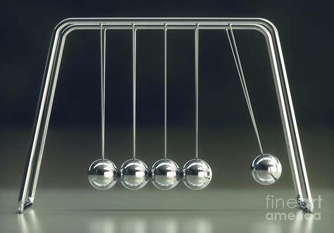 Newton S Cradle 2 By Science Photo Library