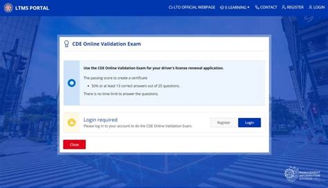What Is Lto Cde Online Validation Exam