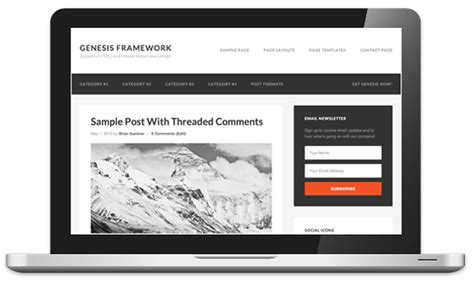 Free Download Latest Genesis Framework Wordpress Theme For Blog Kadva