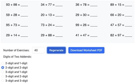 Dynamic Multiplication Worksheet Generator Personalized Practice For