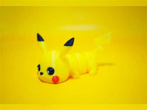 Flexi Pikachu No Supports By Sternprinting Makerworld Download