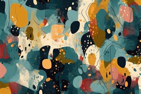 Premium Ai Image Colorful Swirling Abstract Background Generative Ai