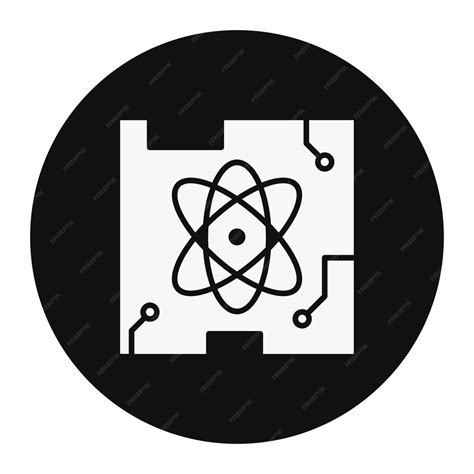 Premium Vector Quantum Computing Vector Illustration