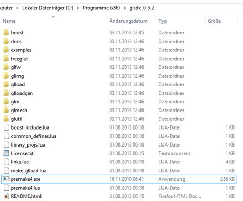 Opengl Build Project File With Premake4 How To Stack Overflow