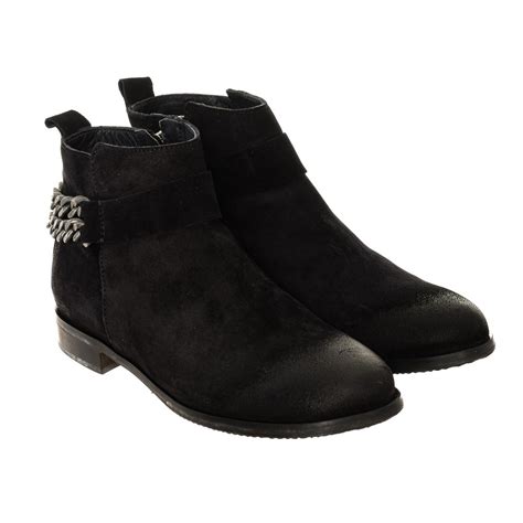 Tommy Hilfiger Leather Ankle Boots Black Dressinn