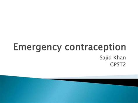 Ppt Emergency Contraception Powerpoint Presentation Free Download
