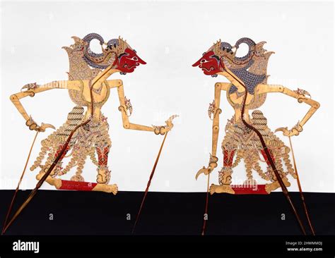 Shadow Puppet Wayang Kulit Of Rupakenca Or Rupokenco From The Set
