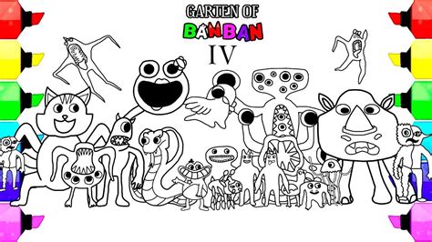 New Garten Of Banban Coloring Pages How To Color YouTube