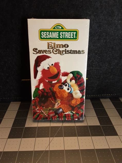 Sesame Street Elmo Saves Christmas Vhs Elmo Sealed £1334 Picclick Uk
