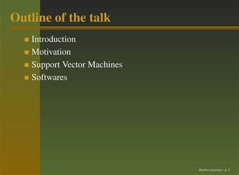Machine Learning SVM PPT