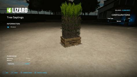 Tree Sapling Pack FS KingMods