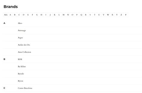 How To Create A Vendorbrand Based Alphabetical Filter In Shopify