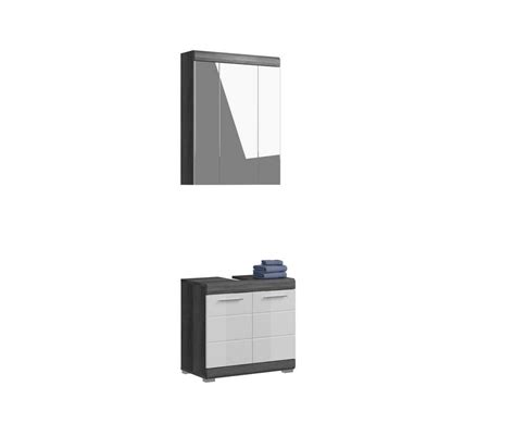Möbelando Badezimmer Set Sandusky 2 St 60 X 191 X 34 Cm Bht