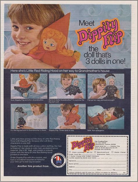 Relicpaper 1974 Dippity Flip Doll Thats 3 Dolls In One