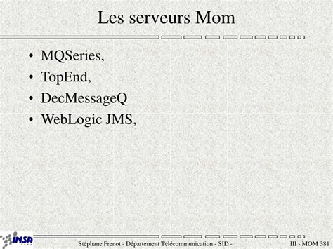 Ppt Mom Message Oriented Middleware Powerpoint Presentation Free