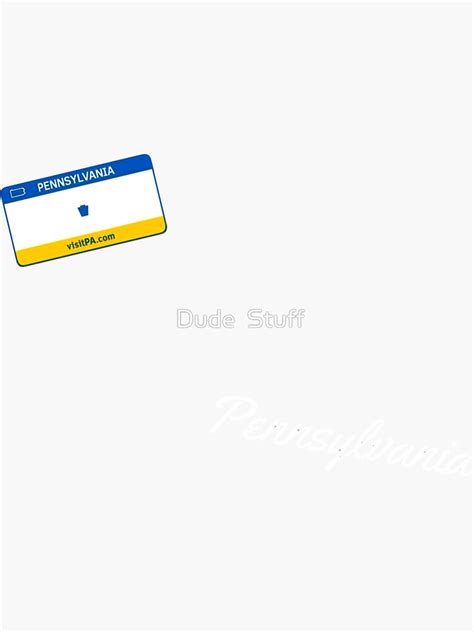 Pennsylvania Dmv License Plate Pattern Available On Stickers Socks