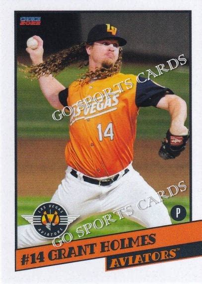2022 Las Vegas Aviators Grant Holmes Go Sports Cards
