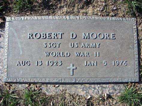 Ssgt Robert D Moore 1923 1976 Find A Grave Memorial