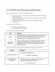 APIPA And Alternate Addressing Docx APIPA And Alternate Addressing As You Study This