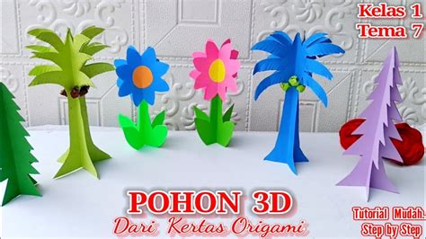 Cara Membuat Pohon Kertas Tugas Kelas 1 Tema 7 Cara Membuat