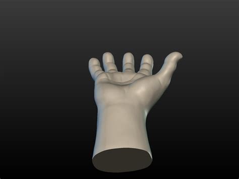 3d Hand Print Ready Model Turbosquid 1285017