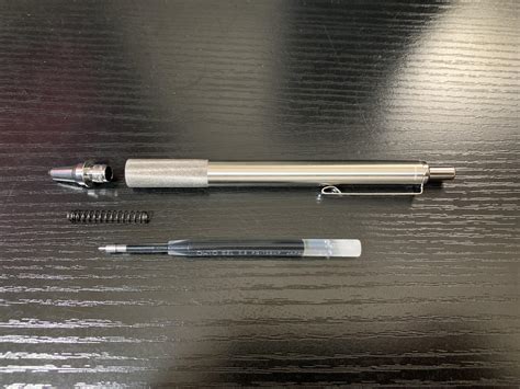Zebra 701 Mod Zebra Pen F 402 Stainless Steel Retractable Ballpoint