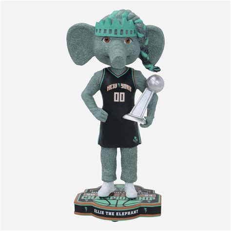 Ellie The Elephant New York Liberty 2024 Wnba Champions Mascot Bobbleh Foco