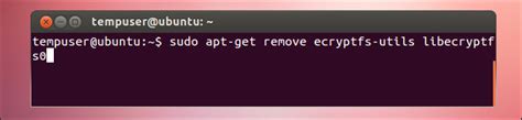 how to disable home folder encryption after installing ubuntu