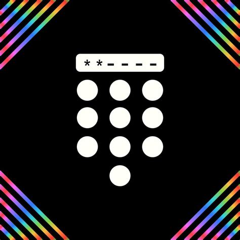 Passcode Lock Vector Icon 28081483 Vector Art At Vecteezy