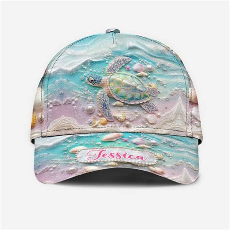 Love Turtles Personalized Turtle Classic Cap Designed By Helmsman