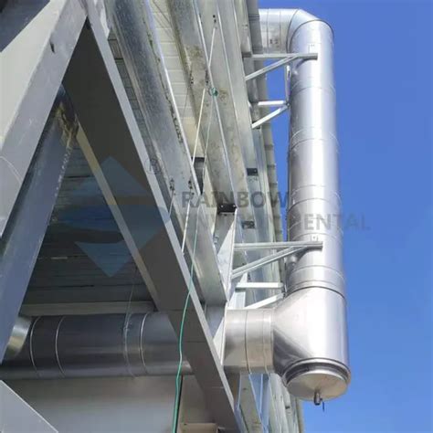 Double Wall Flue Hvac Ventilation Chimney Stainless Steel Air Duct Generator Flue System