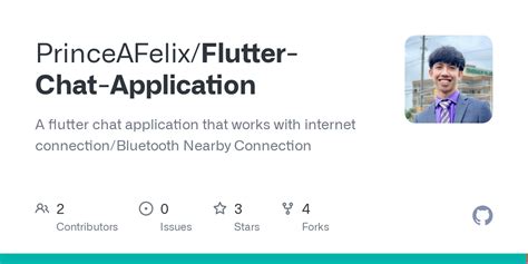 github princeafelix flutter chat application a flutter chat