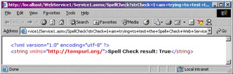 spell check web service