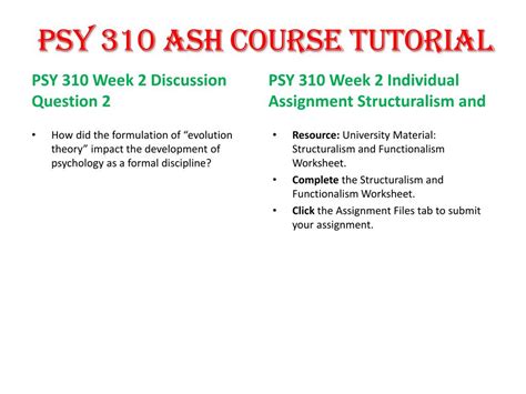 PPT PSY UOP COURSE UOP HELP PowerPoint Presentation Free Download ID