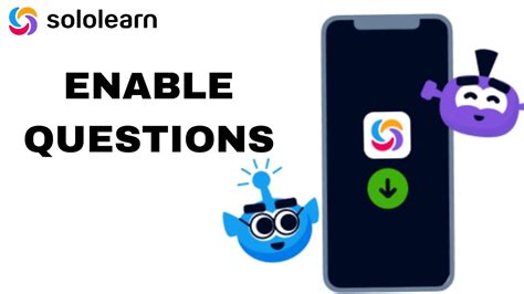 How To Enable And Turn On Questions On Sololearn App YouTube