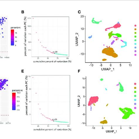 overview of data processing and cell annotation in scrna data a d