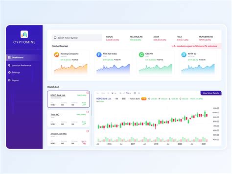 Cryptocurrency Dashboard Ui Design On Behance