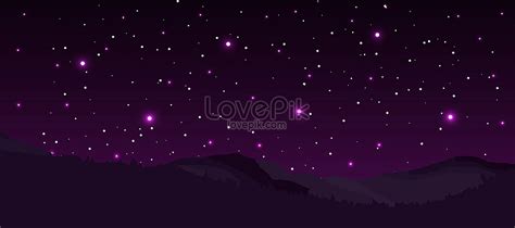 산과 별이있는 밤하늘 배경 이미지 Hd 축하 축제 눈 배경 사진 무료 다운로드 Lovepik