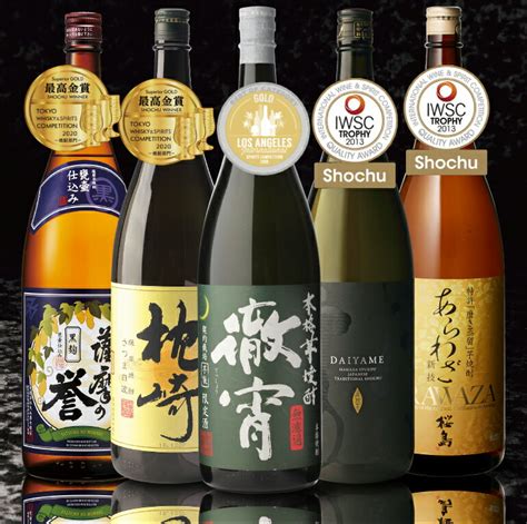 【楽天市場】全品p3倍送料無料 焼酎 すべて国際コンペで最・高・賞受賞！世界が認めた極上芋焼酎セット 1800ml×5本芋焼酎 18l