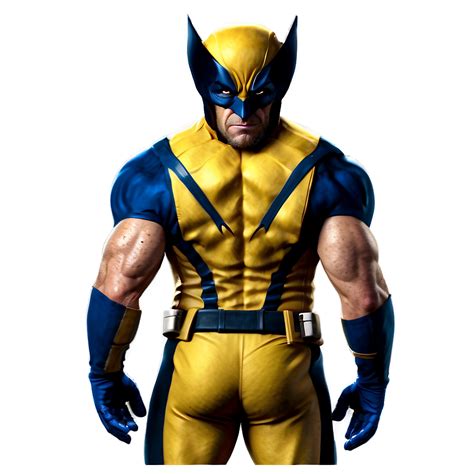 Download Wolverine Yellow Suit Png 05212024