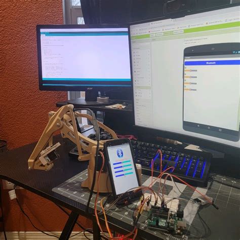 brandon haynes on linkedin 3d printed robotic arm controlled by phone