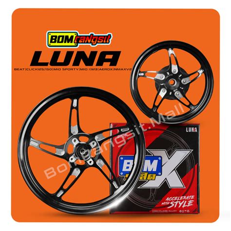Bom Rangsit Bomx Luna Mags Cnc X14s 5 Spokes Motorcycle Accessories